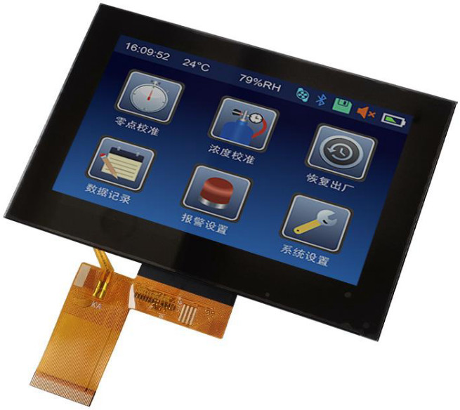 800x480 Tft Lcd Display 40 Pins RGB Interface 5 Inch Horizontal Screen Lcd