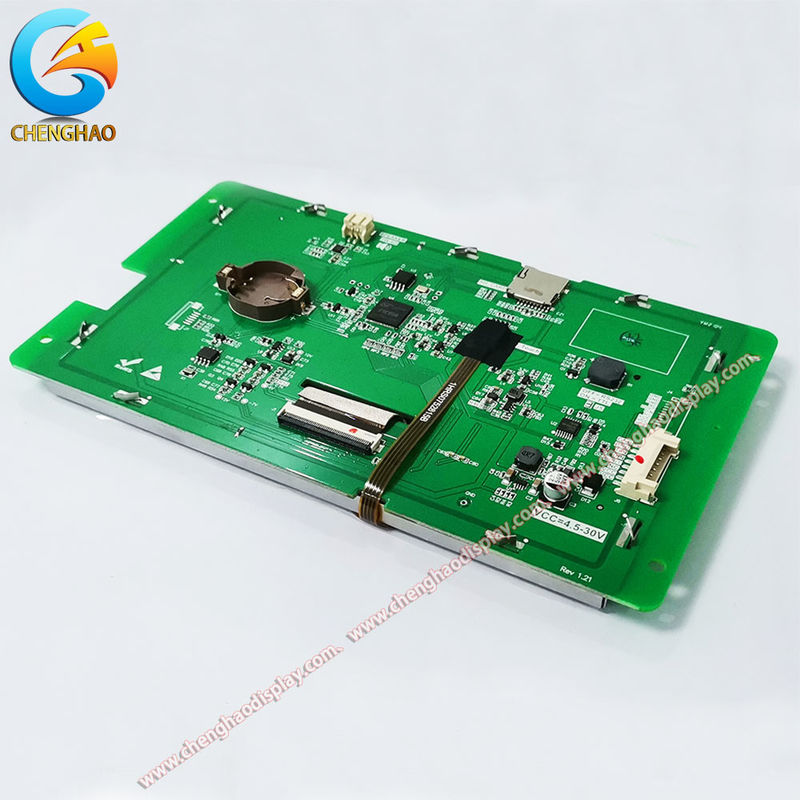 Medical Grade 16 bit RGB 800x480 7 Inch USART HMI SCREEN Module with RTP